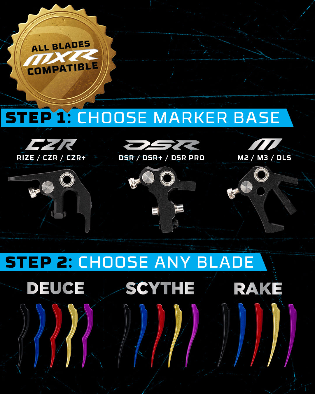 Dye LAB Switch Blade Triggers MXR/M2/M3/DLS/DSR+ Pro/CZR+ – DYE South ...